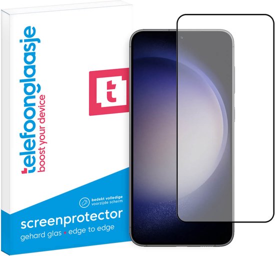 Telefoonglaasje Screenprotector Samsung Galaxy S23 - Volledig Dekkend - Geschikt voor... | bol