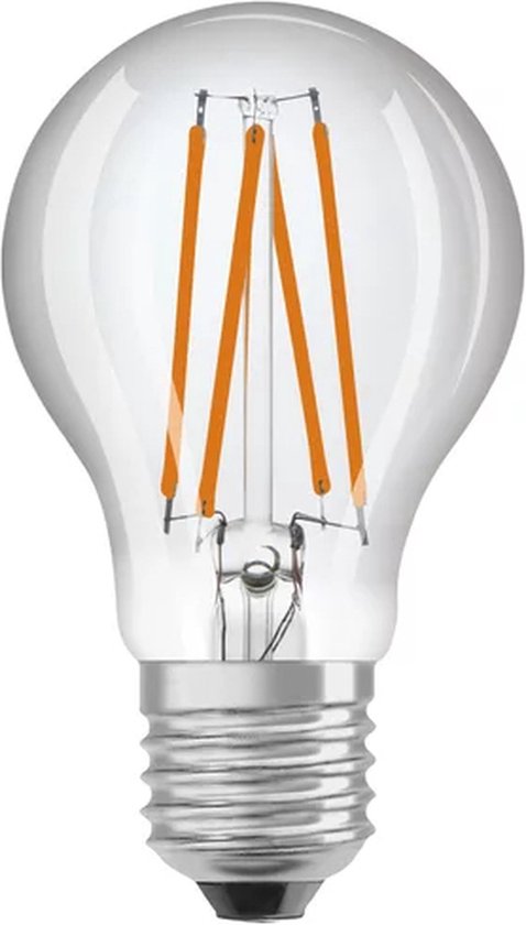 OSRAM Star+ LED lamp met daglichtsensor, E27-basis Filament optiek ,Warm wit (27-K),... | bol