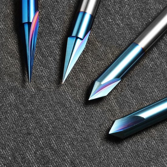 CNC Wood Carving Router Bits Set 1/4'' Shank 4pcs - Detail Carving ...