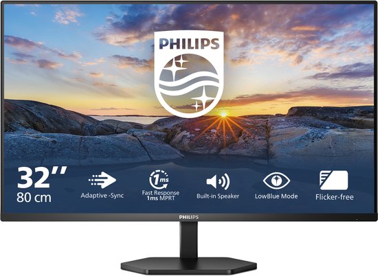 Philips 3000 series 32E1N3100LA/00 computer monitor 80 cm (31.5") 1920 ...
