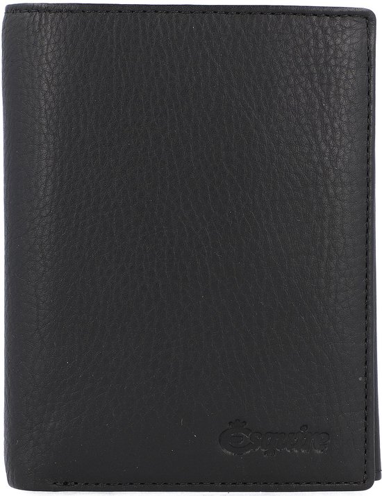 Esquire Leren Portemonnee Peru Wallet Black Zwart | bol