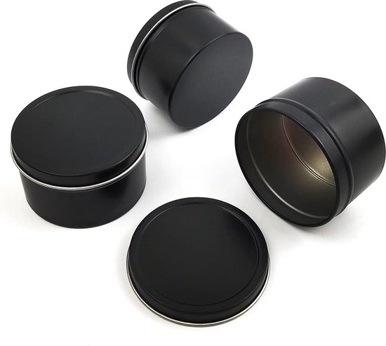 Kaarsenblikjes, 12 stuks, kaarsglazen van aluminium, rond, container, kaars, voor het... | bol