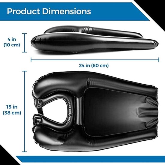 Haarwasbak Opblaasbare Draagbare Shampoo Bowl Sink in Bed of op Rolstoel voor Ouderen... | bol