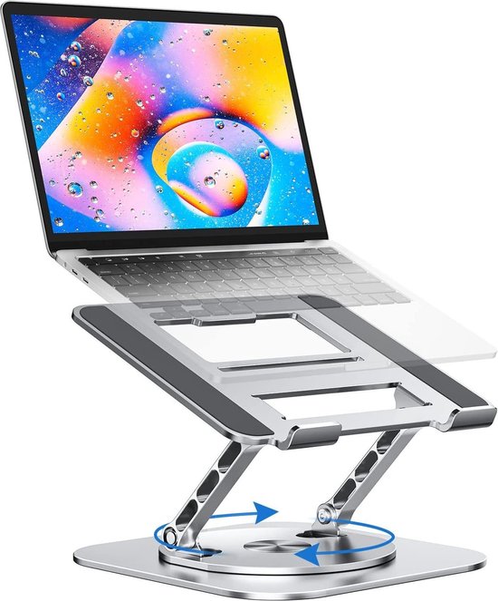 Verstelbare laptopstandaard voor bureau - ergonomische laptopverhoger ...