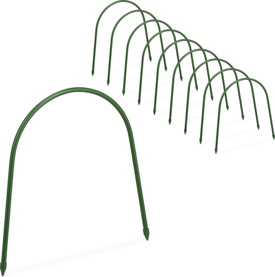 Tunnelbogen - Set van 10 - Kweektunnel voor moestuin - 31x33 cm | bol