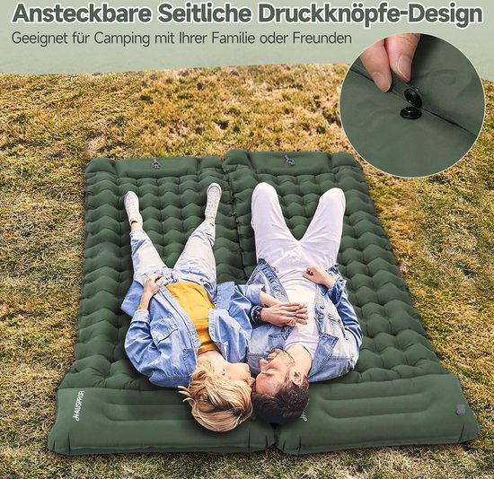 Ultralichte Isomat 10 cm zelfopblazend - isolatiemat voor camping ...