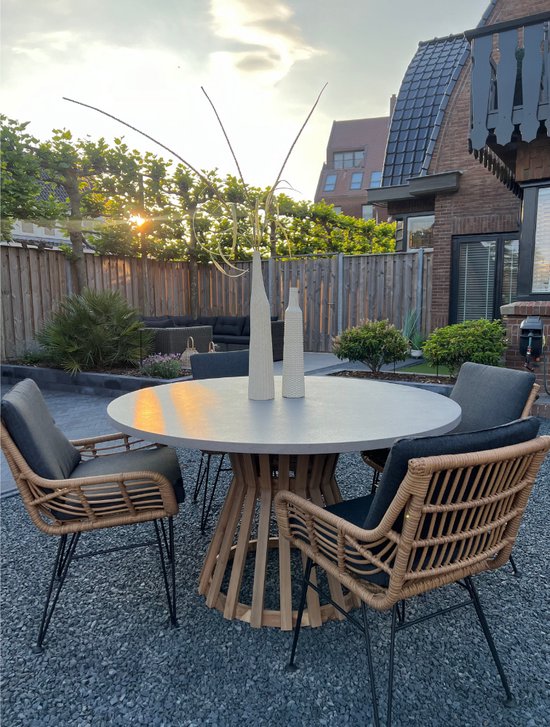 BUITEN living Livorno/Carlos dining tuinset 7-delig | betonlook ...