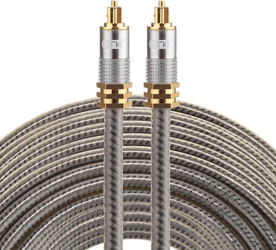 ETK Digital Optical kabel 20 meter / toslink audio male to male ...