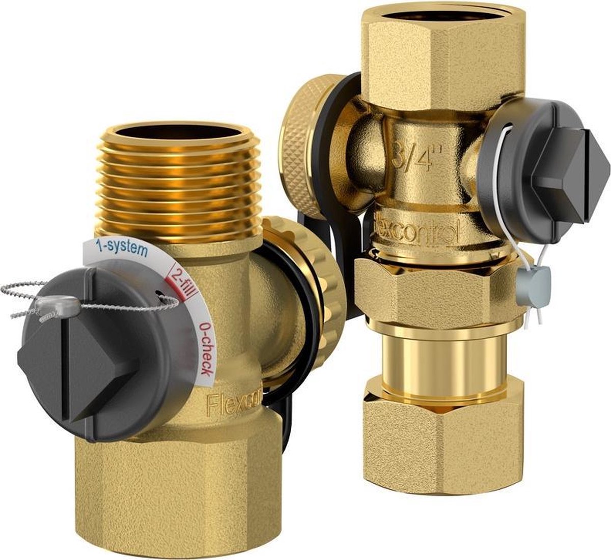 Flamco Flexcontrol service-afsluiter 3/4" buxbi | bol.com
