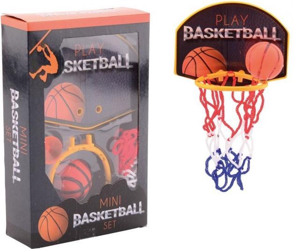 Mini Basketbalspel met basketbal in doos | bol.com