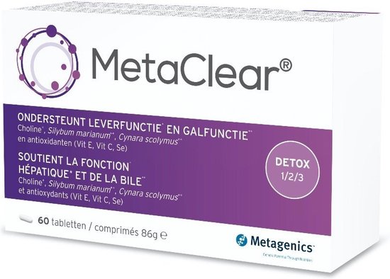 Metagenics MetaClear - 60 tabletten | bol