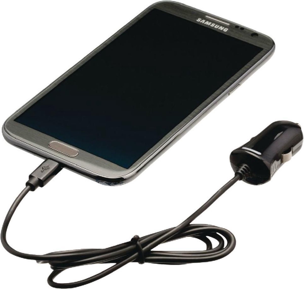 Micro USB auto lader 1 meter zwart | bol.com