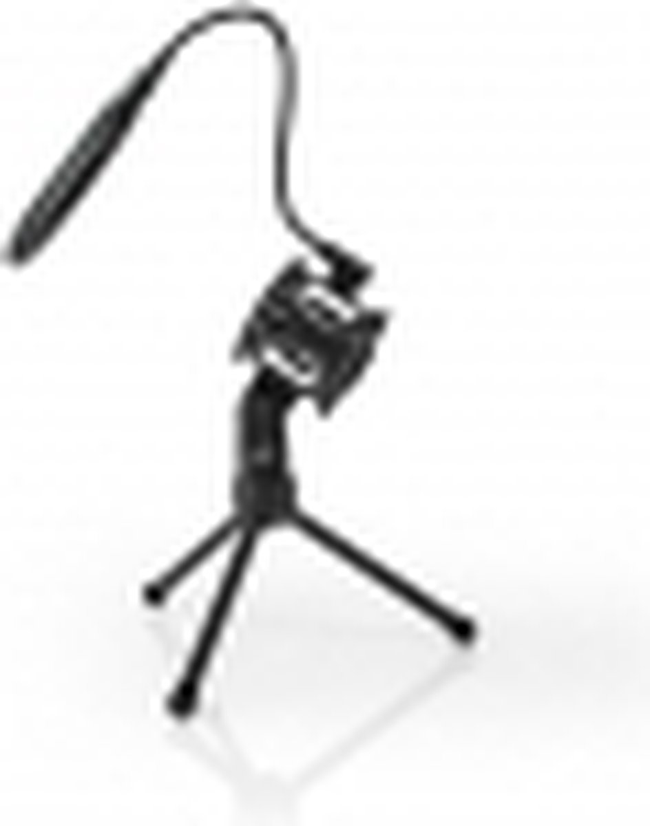 Nedis MPST00BK Microfoon-tafelstatief Pop-filter Zwart | bol