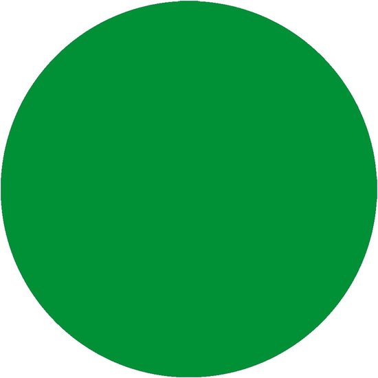 Vloerstickers rond, 50 stuks Groen | bol.com