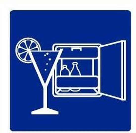 Minibar sticker 100 x 100 mm | bol.com