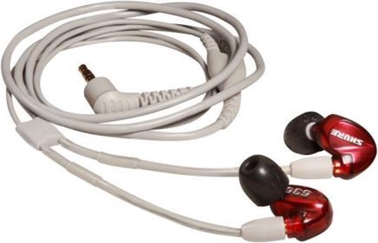 Shure SE535LTD-EFS hoofdtelefoon/headset In-ear 3,5mm-connector Rood ...