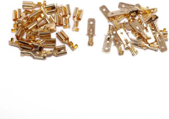 AMP Connector Pins - Mannelijk & Vrouwelijk - Voor Elektrische Auto | bol