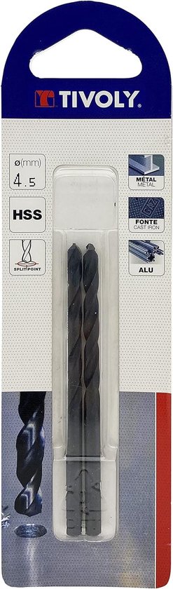 Metaalboren Set HSS 6.0 mm - 2 Stuks voor Precisieboringen | bol