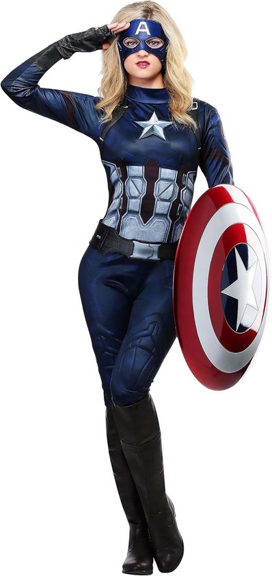 Superheldin Kostuum Dames - Star-Spangled Avonturier Carnaval Outfit | bol