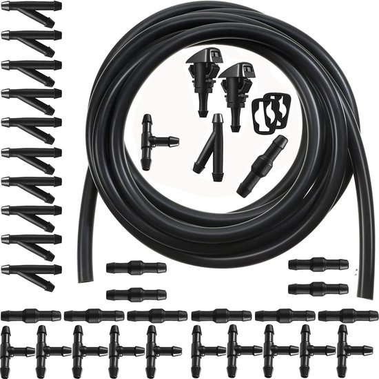 Allecto - Auto Ruitensproeier Slang Kit - Universeel - Silicone Rubber ...