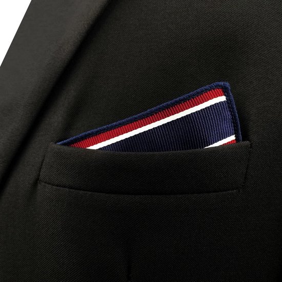 Gestreept Heren Stropdas Blauw Rood Zakelijk Voor Kostuum | bol