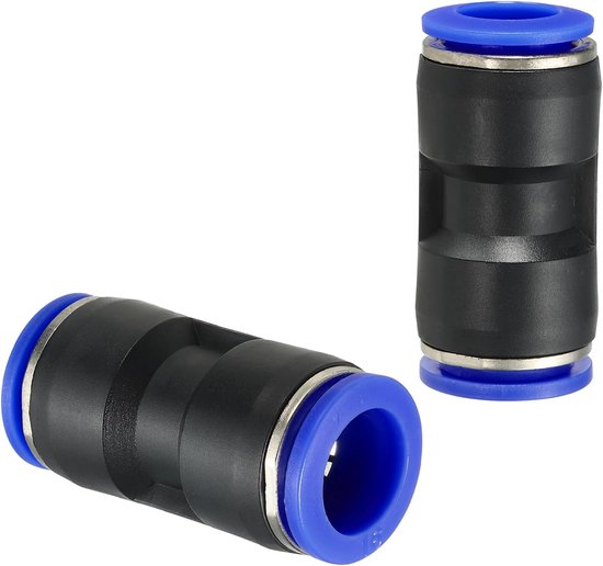 16 x 14 mm Push to Connect fittingen, 5 stuks kunststof luchtleiding ...
