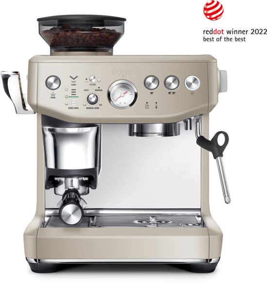 Sage SES876ALM the Barista Express Impress Almond Nougat ...