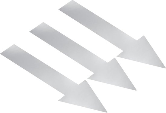 Arrow Sticker 20.5cm - 6 Sheet Direction Sign - PVC Glue Removable ...