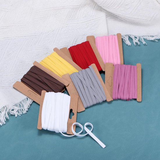 Double Folded Bias Binding 1/4 Inch 12m - Cotton Bias Binding Bulk voor ...