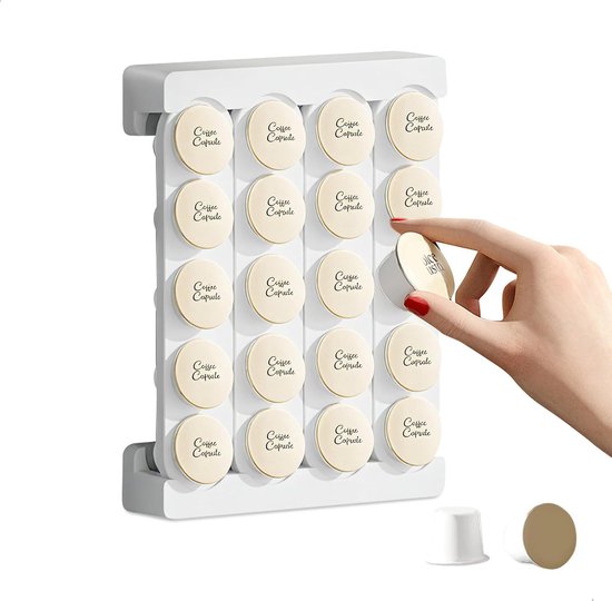 Coffee Capsule Houder - Houder voor 20 Koffiecapsules - Perfecte ...