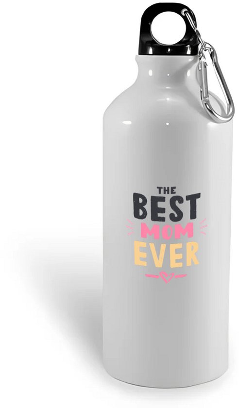 Hacebo® - The best mom ever met roze hartje waterfles - Moeder - Best ...