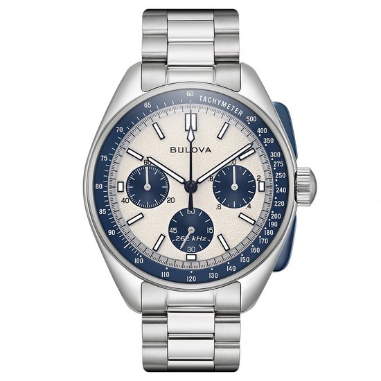 BULOVA Lunar Pilot horloge - Staal - Zilverkleurig - Ø 43 mm - 98K112 | bol