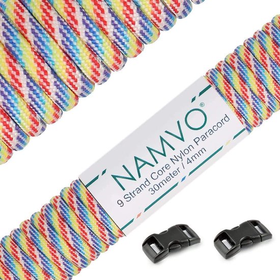 Allecto - Paracord 550 - Nylon - Sterke breekkracht - 4mm diameter ...
