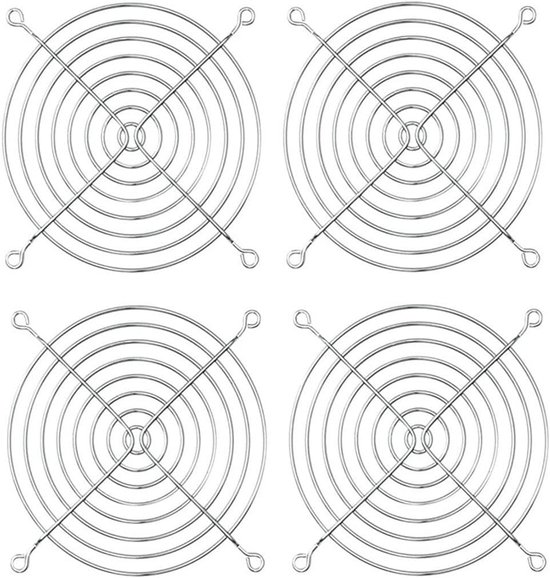 Ventilatieroosters 4 Stuks 12 cm Ventilatie Rooster Metaal Bescherming ...