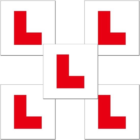magnetische leerling L-plaat - auto - zelfklevende - waterdichte ...
