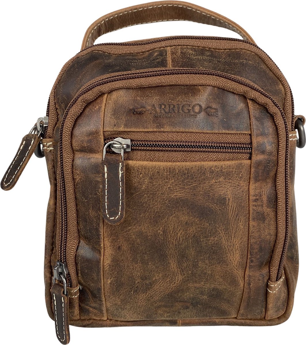 Schoudertassen Vrouw - Schoudertassen Heren - Heuptasje - Buffelleer ...