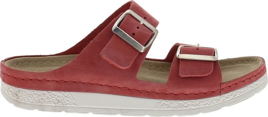 Berkemann Dames Slipper Verica - Paprika red - maat 5 / 38 | bol.com