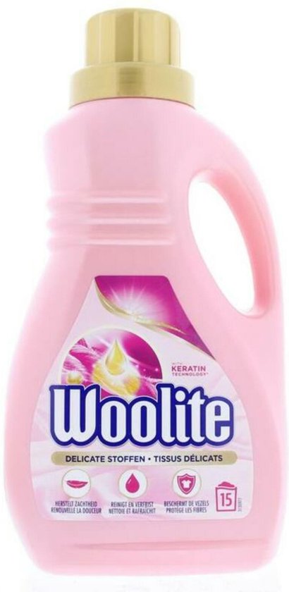Woolite Delicate - Vloeibaar Wasmiddel - Met Keratine - Wol, Zijde ...