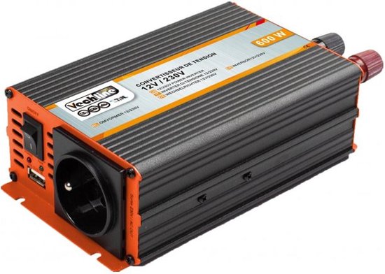 Vechline Inverter 12V-230V 600W | bol.com