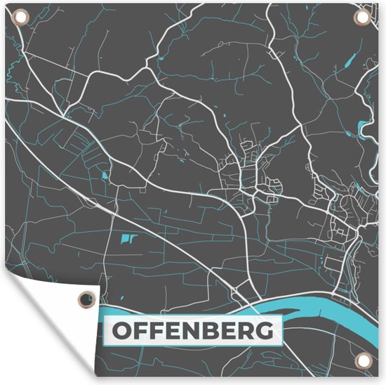Tuinposters Stadskaart – Offenburg – Duitsland – Plattegrond – Kaart ...