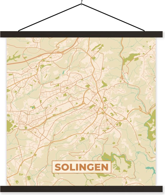 Posterhanger incl. Poster - Schoolplaat - Plattegrond - Solingen ...