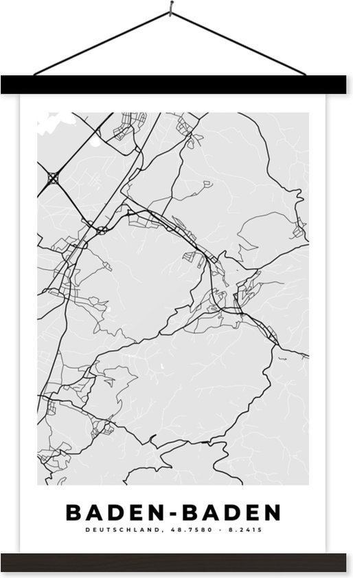 Posterhanger incl. Poster - Schoolplaat - Duitsland - Baden-Baden ...