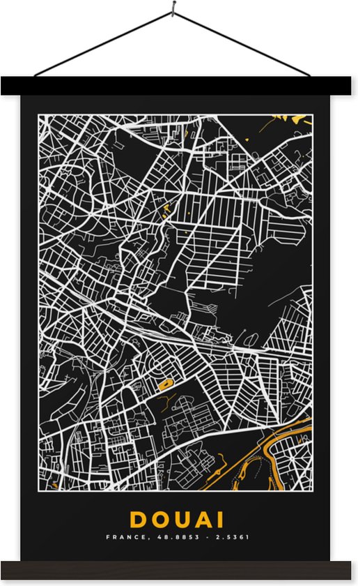 Porte-affiche avec affiche - Affiche scolaire - France - Douai - Plan ...