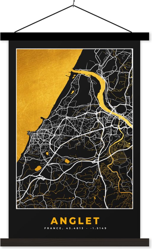 Porte-affiche avec Poster - Affiche scolaire - France - Carte - Plan ...