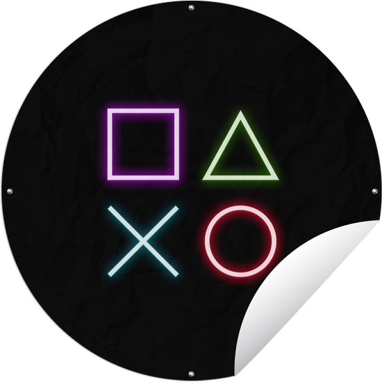 Tuincirkel Gaming - Neon - Console - Zwart - Controller - Gamen ...