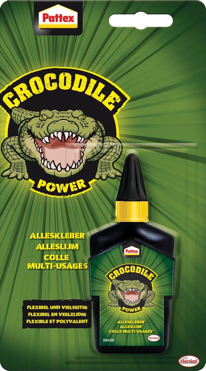 Pattex Crocodile Power alleslijm tube van 50 g op blister 6 stuks | bol