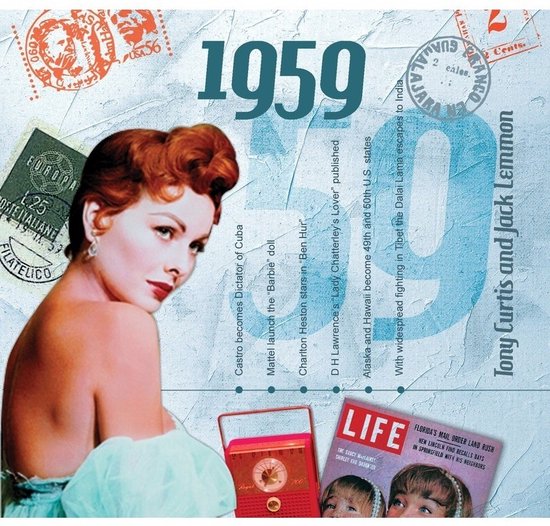 Historische verjaardag Cd-kaart 1959 | bol