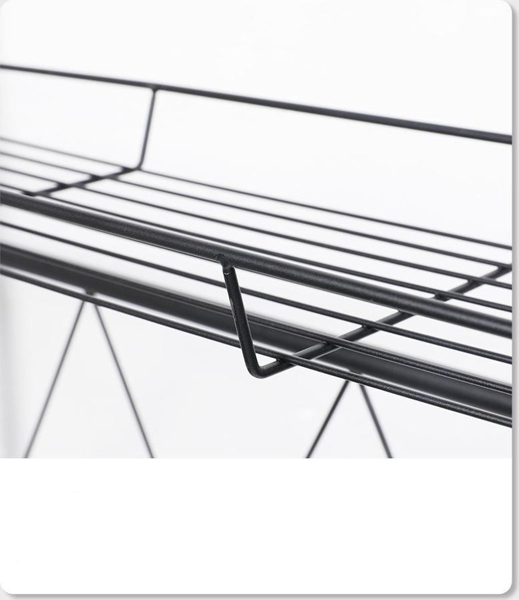 Sens Design Wasmachine rek - WC kast - zwart metaal | bol