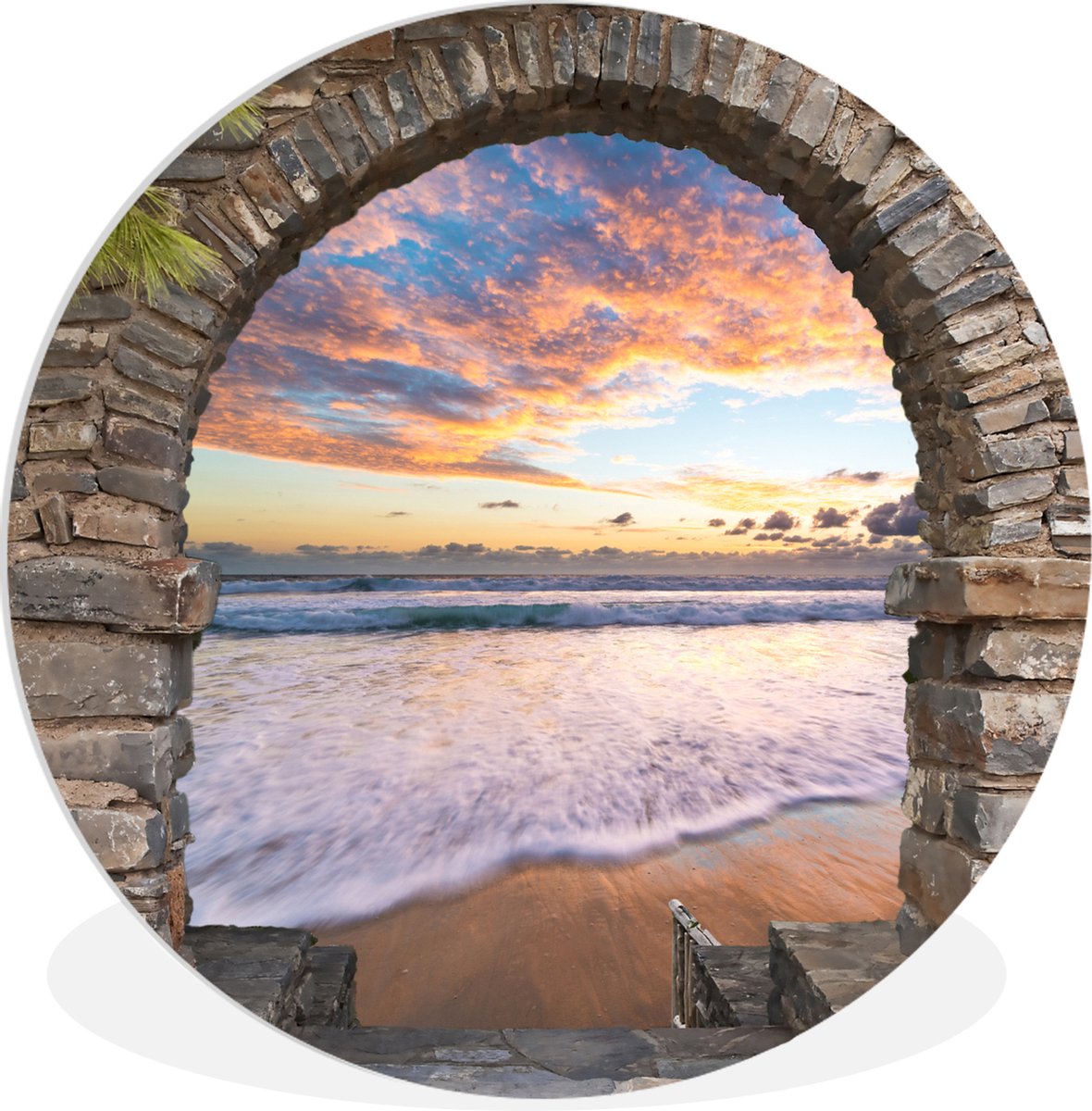 Wall Circle - Wall Circle Indoor - Soirée - Mer - Plage - Transparent ...