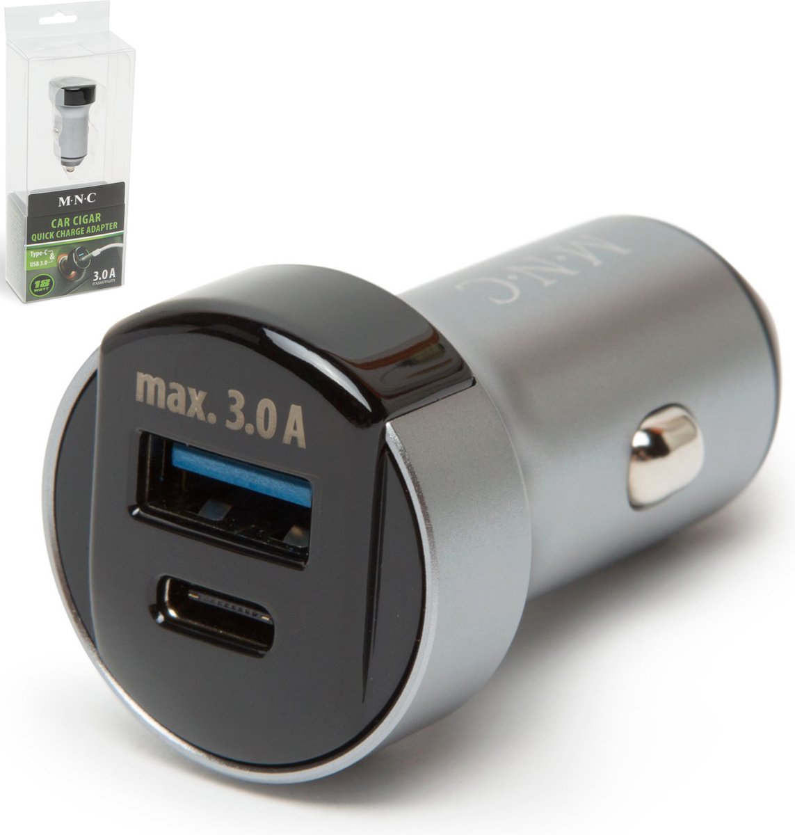 Autolader 12v En 24 V Usb A And Usb C Auto Oplader Usb Usb C